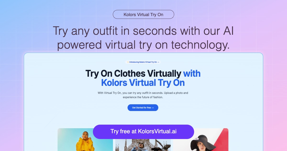 Product | Kolors Virtual Try-On